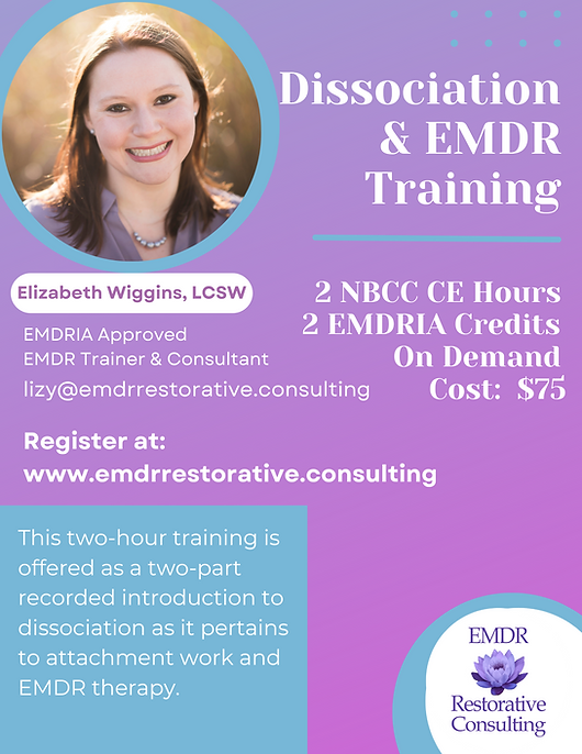 Trainings | EMDR Restorative LLC
